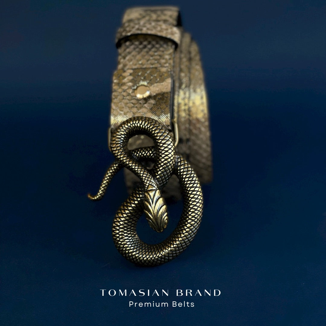 Luxury BELTS SNAKE – TOMASIAN BRAND