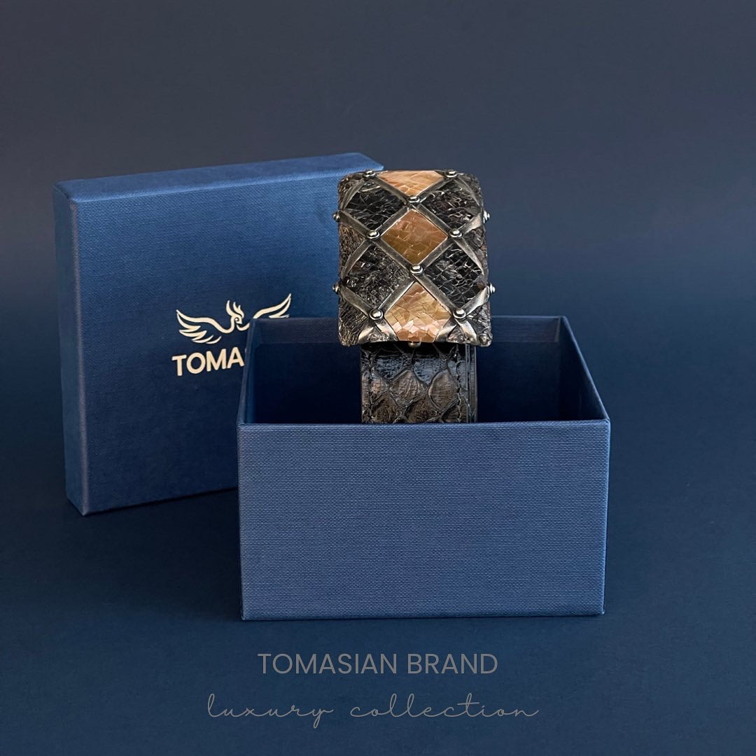 Belts SQUARE PEARL Luxury – TOMASIAN BRAND
